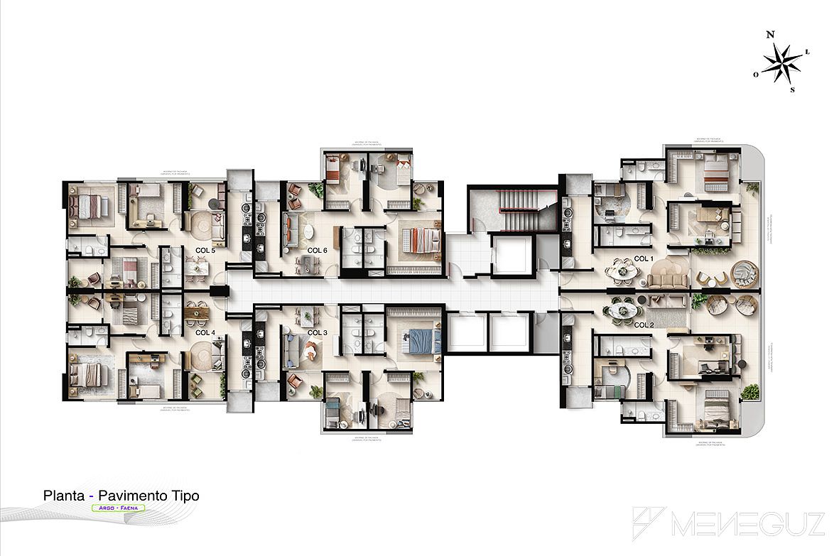 Apartamento no Edifício Faena à Venda - Faena Residence: 3 quartos com ...